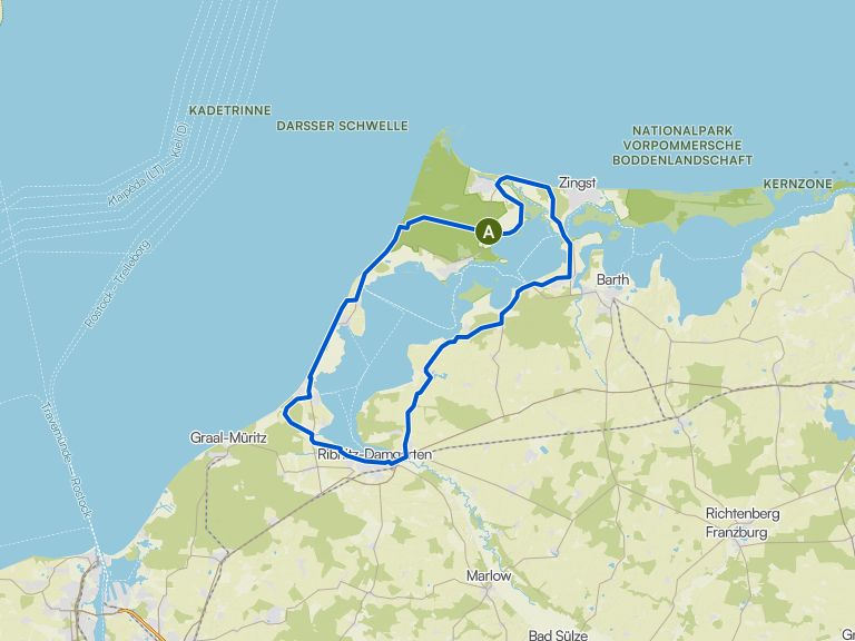 Boddenrundfahrt Wieck a Darß | Fahrradtour | Komoot
